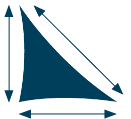 Maxx Series Monotec 370 - Right Angle Triangular Shade Sail – Ready ...